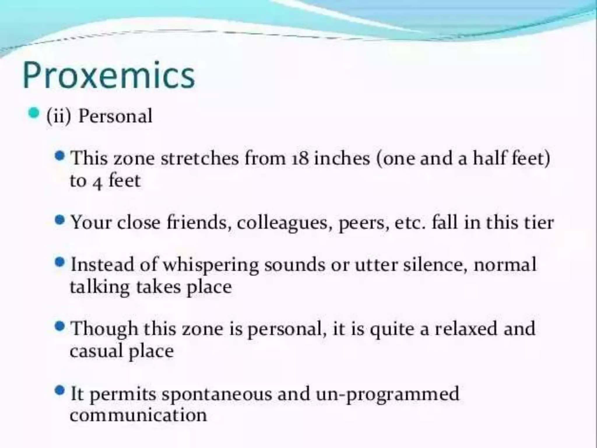 Proxemics (Communication Skills) | PPTX