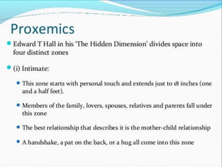 Proxemics (Communication Skills) | PPTX
