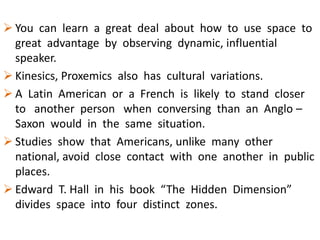 Proxemics (2) (Communication Skills) | PPTX