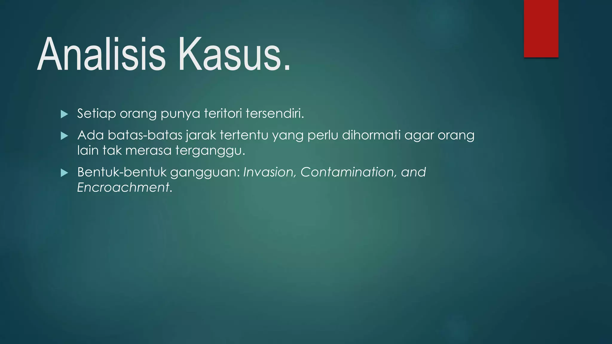 Proxemics Theory | PPTX