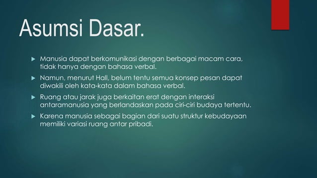 Proxemics Theory | PPTX