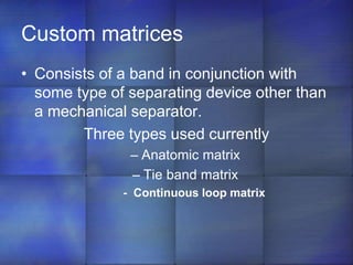 PROXIMAL CONTACTS AND CONTOURS | PPT