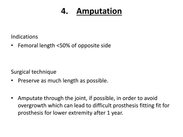 Proximal Femoral Focal Deficiency.pptx | Physical Therapy | Wellness