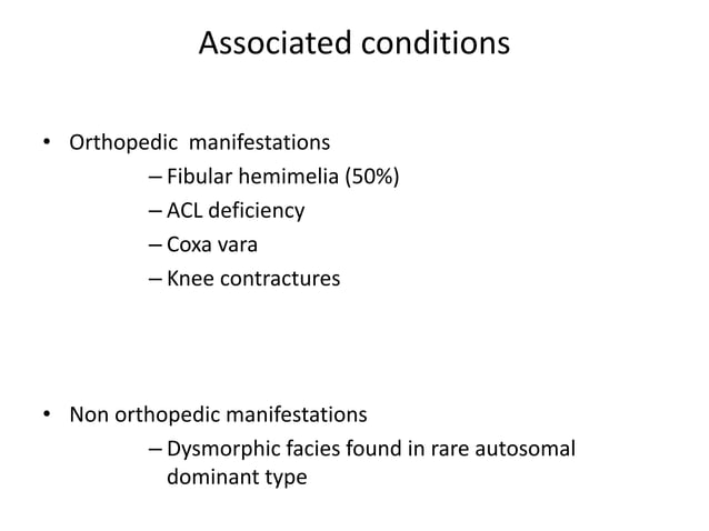 Proximal Femoral Focal Deficiency.pptx | Physical Therapy | Wellness