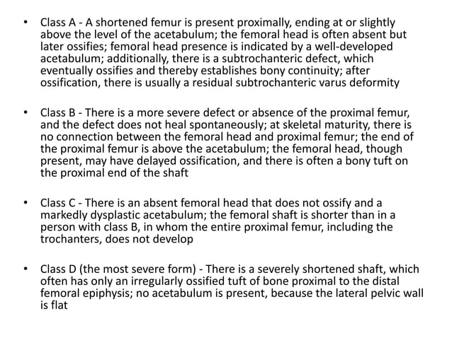 Proximal Femoral Focal Deficiency.pptx | Physical Therapy | Wellness