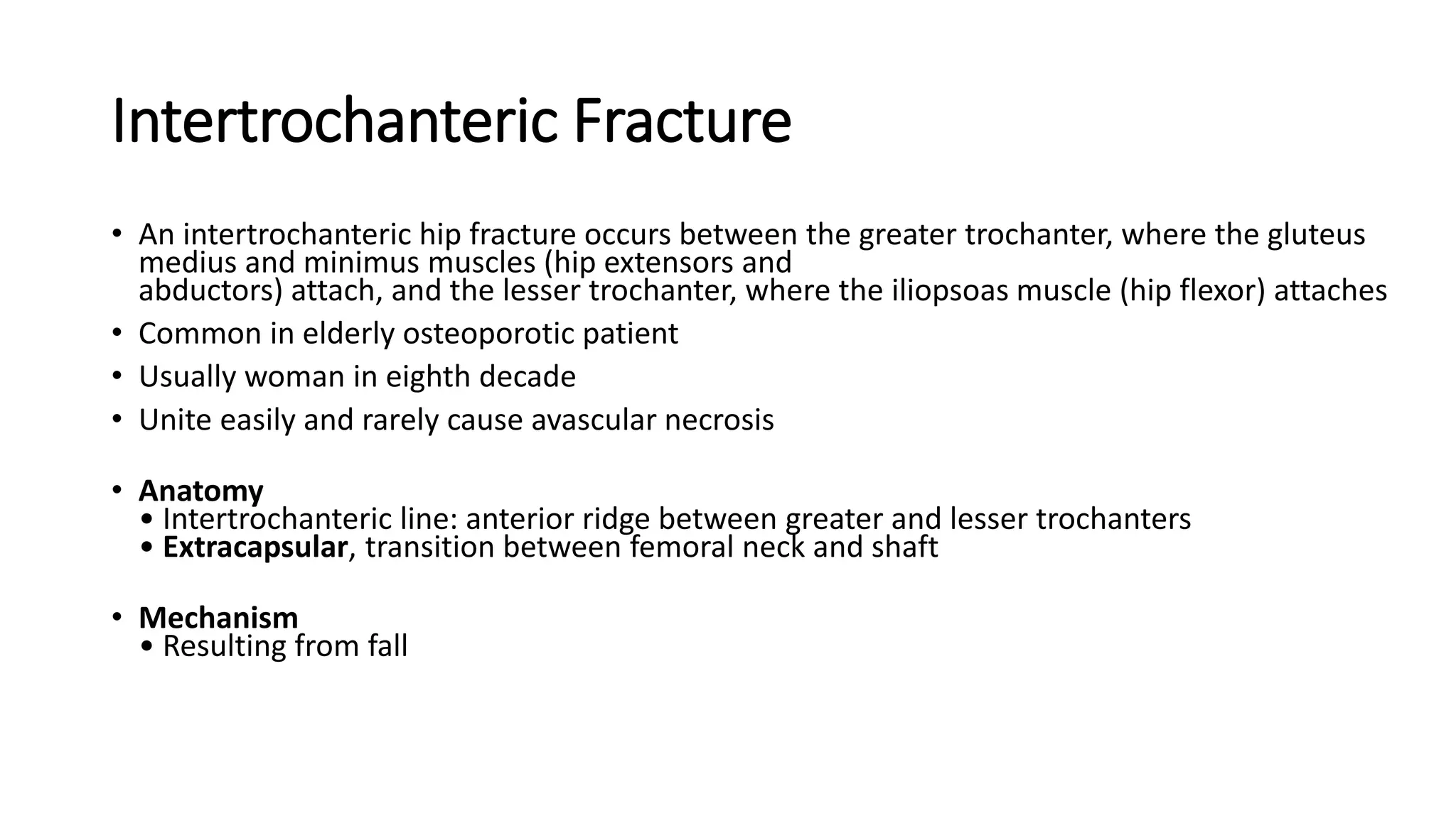 Proximal femur fractures | PPTX