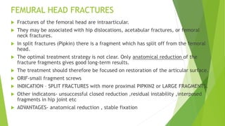 Proximal femur fractures | PPTX