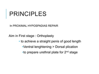 Surgical management of Proximal hypospadias.ppt