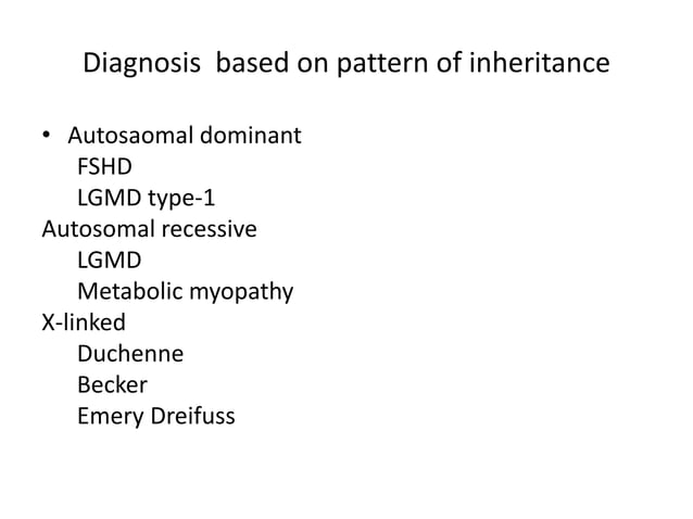 Proximal limb girdle syndromes approach | PPT