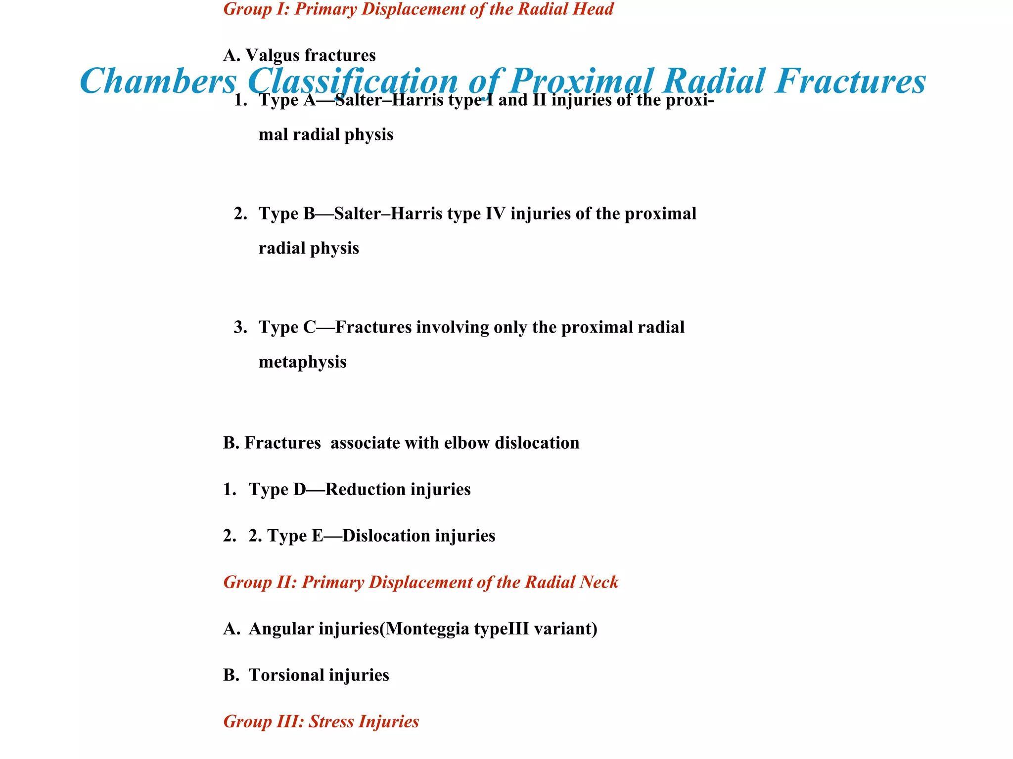 Proximal radius fractures in children | PPTX