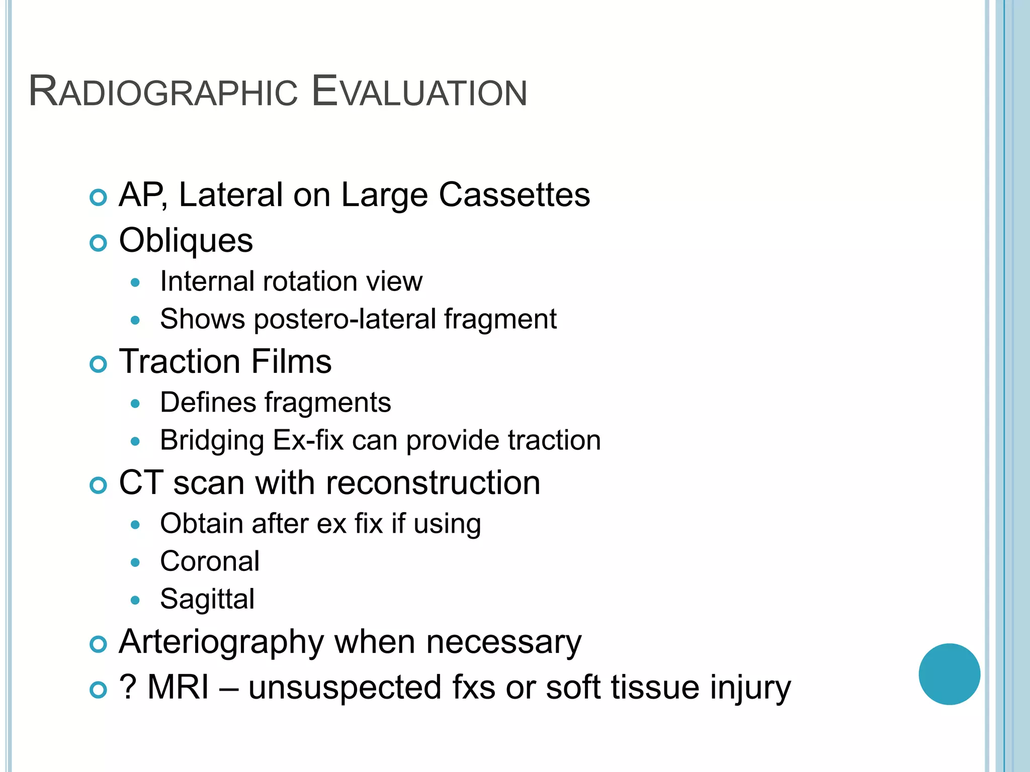 Proximal tibia fracture | PPTX