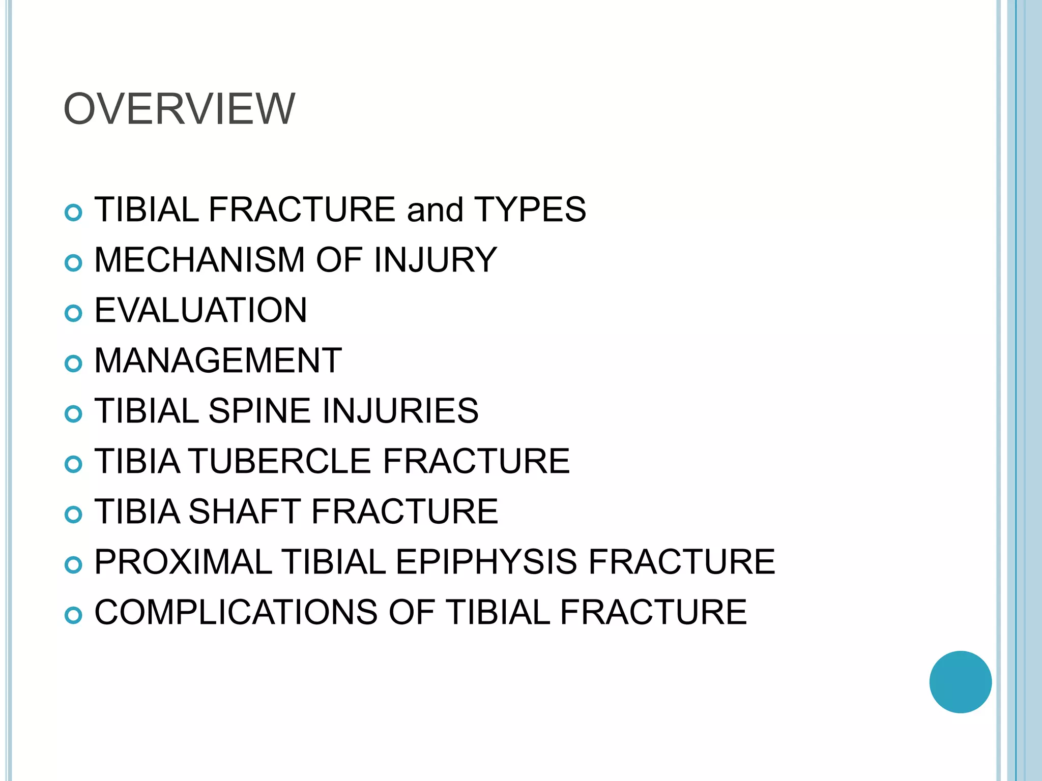 Proximal tibia fracture | PPTX