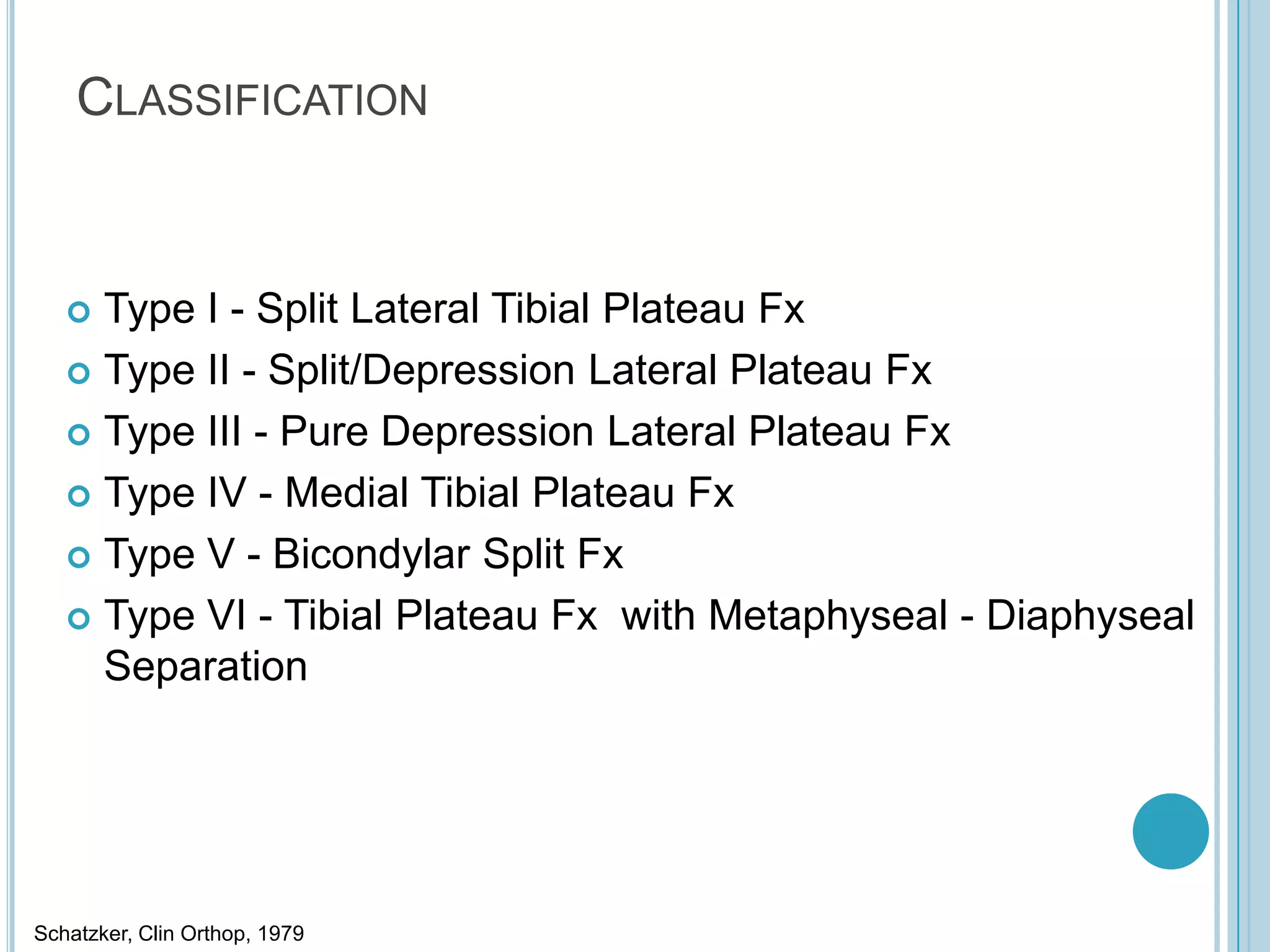 Proximal tibia fracture | PPTX