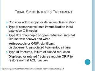 Proximal tibia fracture | PPTX