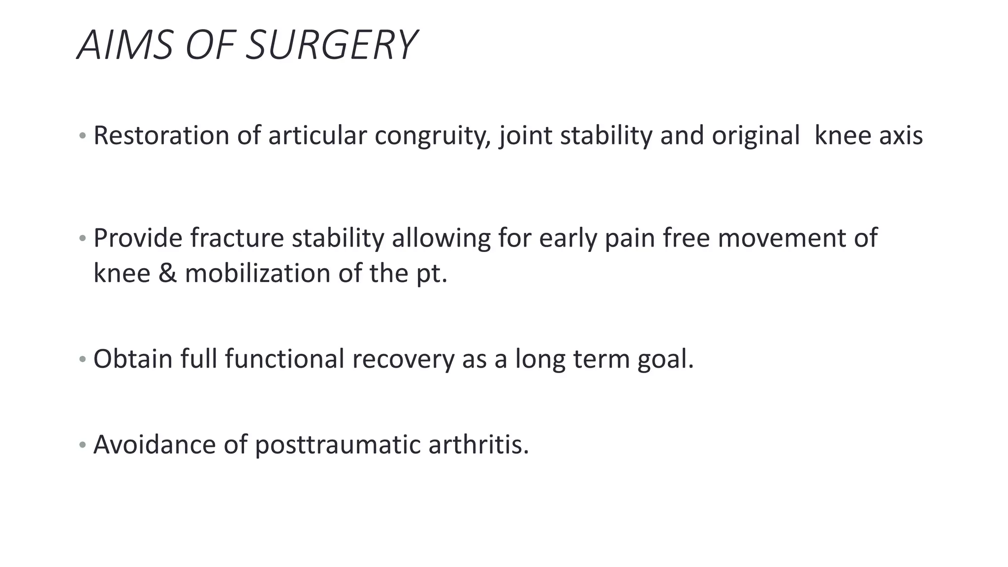 Proximal tibia fractures(Plateau, spine ,Tubercle and Epiphyseal ) | PPT
