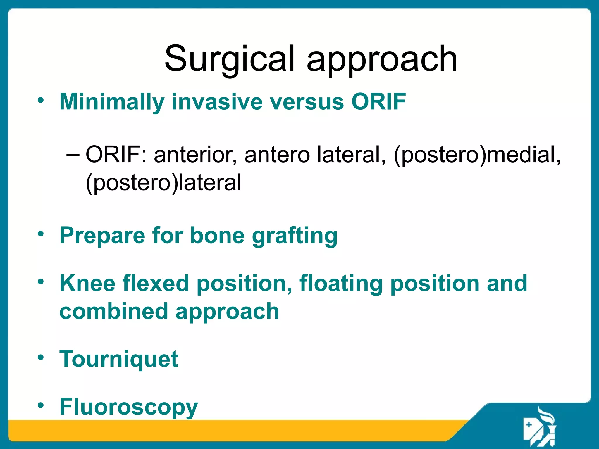 Proximal tibial fracture | PPT