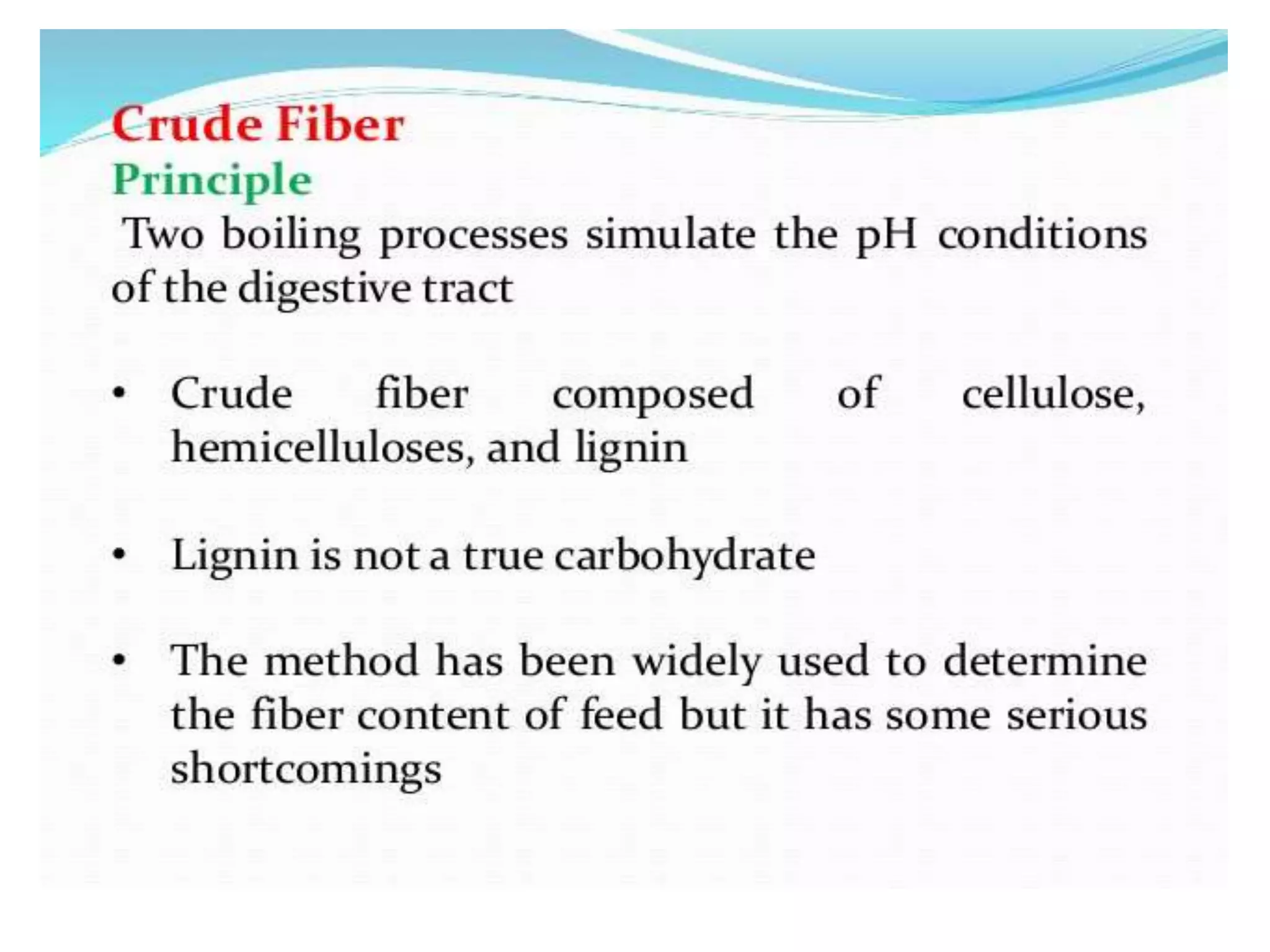 Proximate / Weende System Analysis of Feeds & Fodder | PPT
