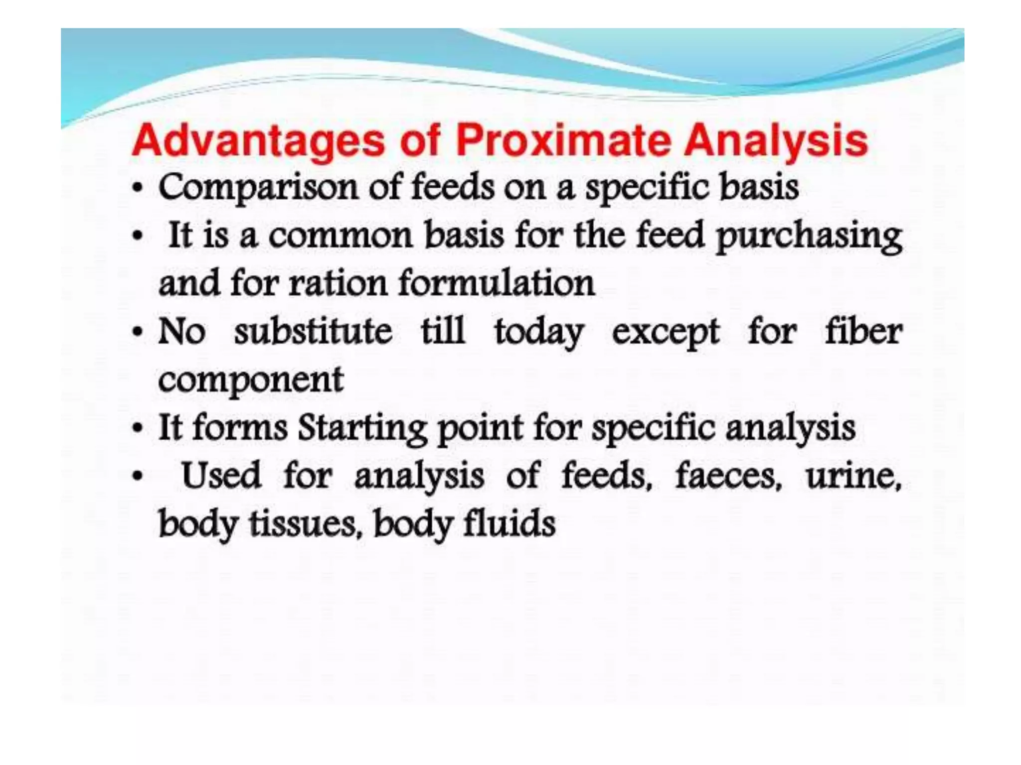 Proximate / Weende System Analysis of Feeds & Fodder | PPT
