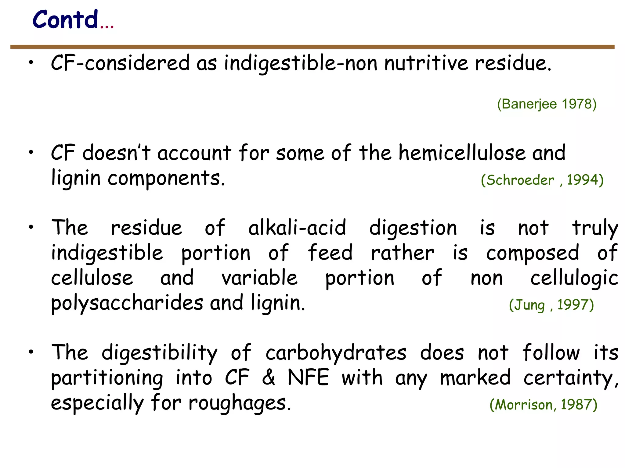 Proximate / Weende System Analysis of Feeds & Fodder | PPT