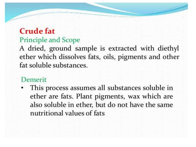 Proximate / Weende System Analysis of Feeds & Fodder | PPT