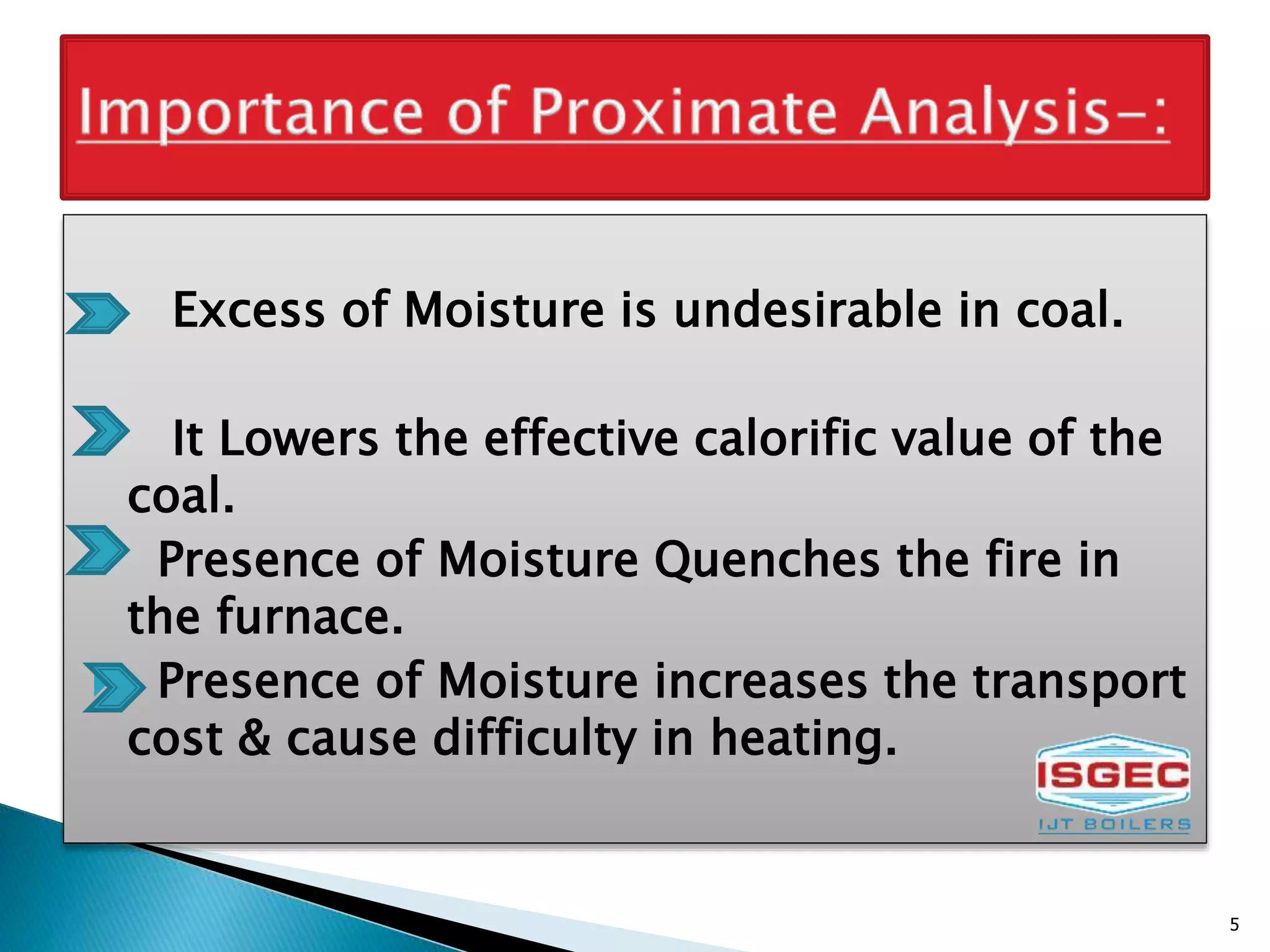 Proximate Analysis Of Coal pptx Proximate Analysis Of Coal pptx