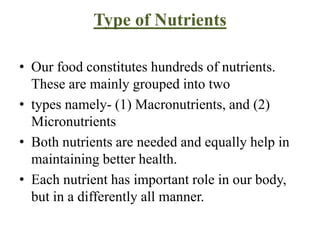 Nutrients and its classification .pptx