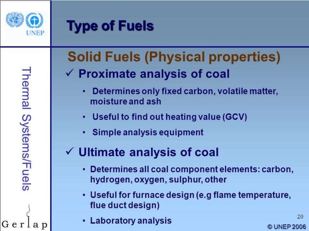 Proximate And Ultimate Analysis Of Coal Pptx Chemistry Science