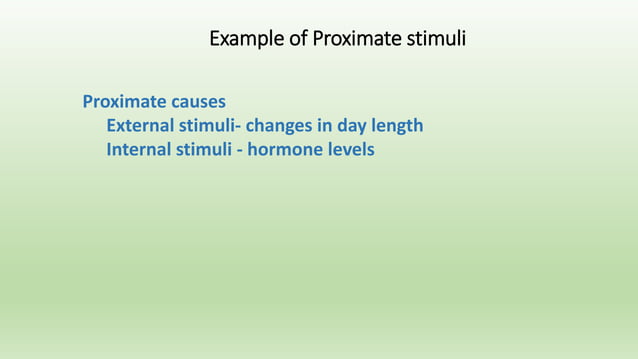 Proximate vs ultimate causes of animal behavior | PPTX | Genetics | Science