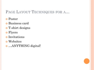 Page Layout Techniques: Proximity | PDF