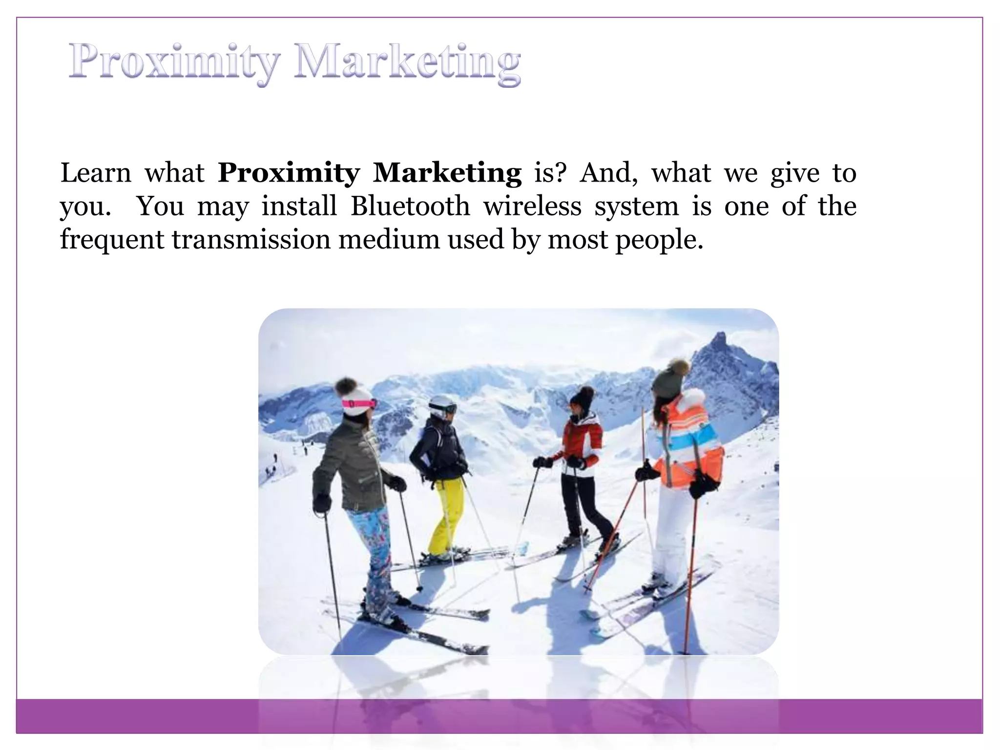 Proximity marketing | PPT