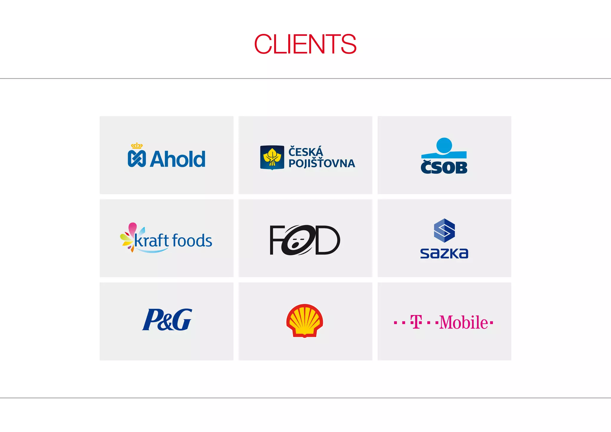 Proximity Prague - Credentials 2012 (English) | PDF