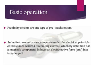Inductive Proximity sensing | PPTX