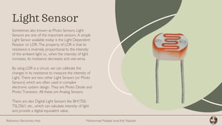 Types of Sensor | PDF