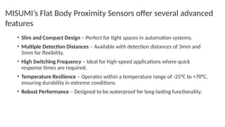 Understanding Proximity Sensors: Enhancing Automation and Precision | PPT