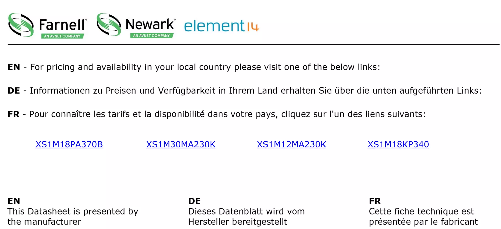 proximity sensor datasheet.pdf
