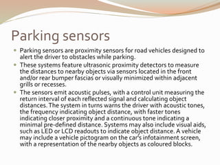 Proximity sensors | PPTX