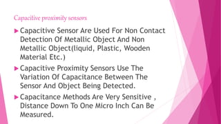 Proximity sensors | PPTX