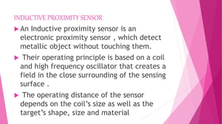 Proximity sensors | PPTX