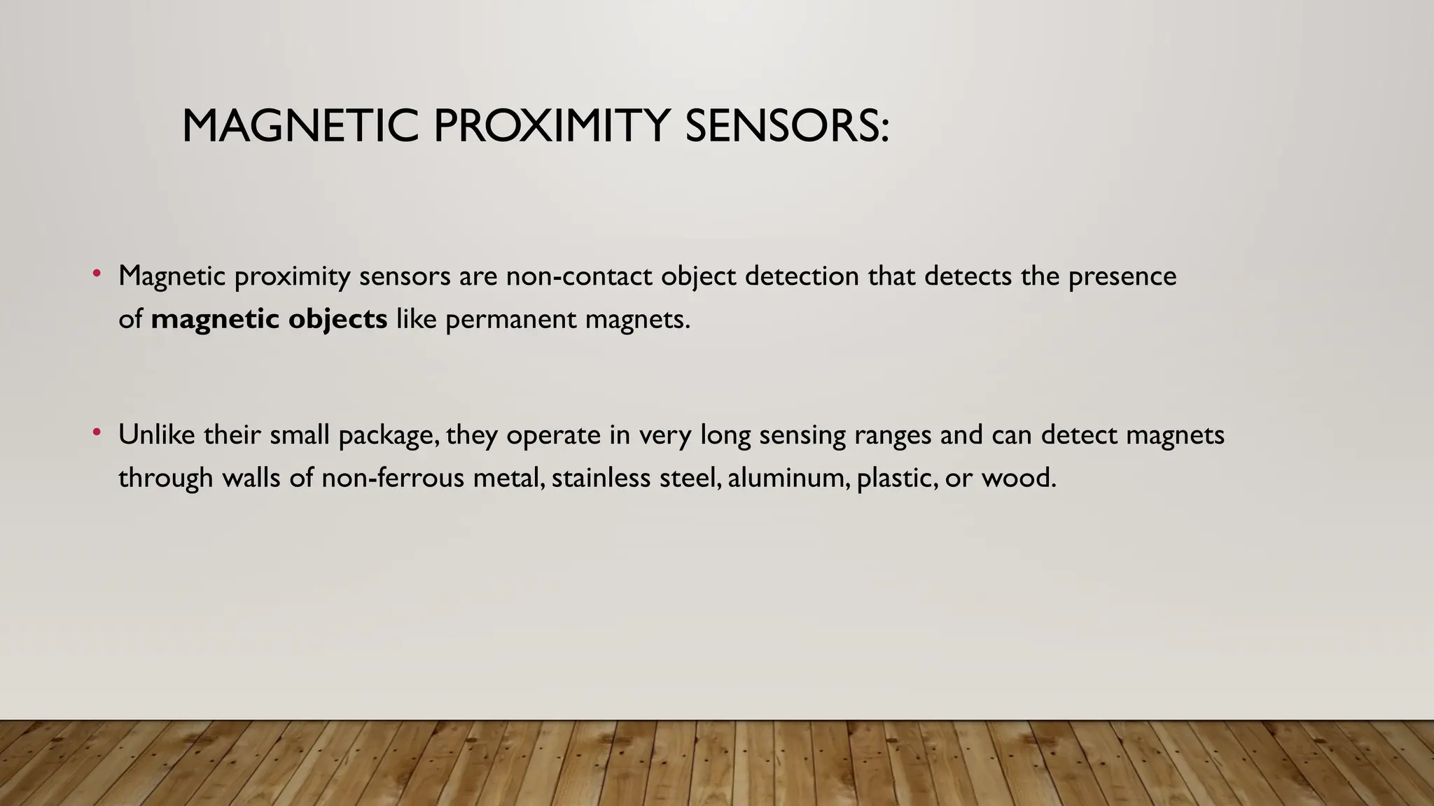 PROXIMITY SENSORS and types of proximity sensor and application and how ...
