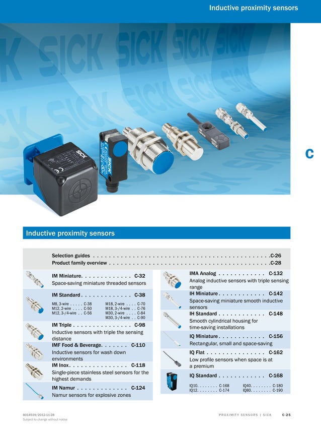 Sick Proximity Sensors | PDF | Internet of Things | Internet