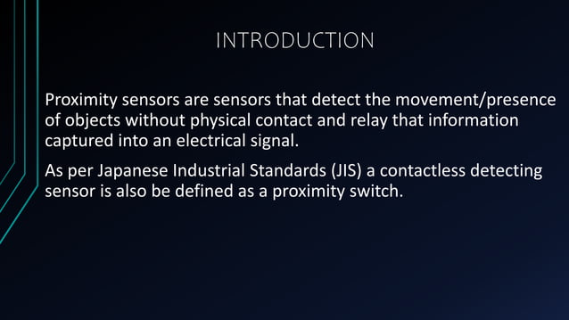 Proximity Sensors ppt.pptx | Internet of Things | Internet