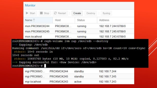 Proxmox Clustering with CEPH | PPTX | Computer Networking | Computing