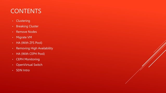 Proxmox Clustering with CEPH | PPTX | Computer Networking | Computing