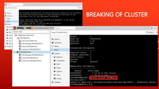 Proxmox Clustering with CEPH | PPTX