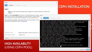 Proxmox Clustering with CEPH | PPTX