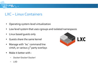 Proxmox Talk - Linux Fest Northwest 2018 | PPT