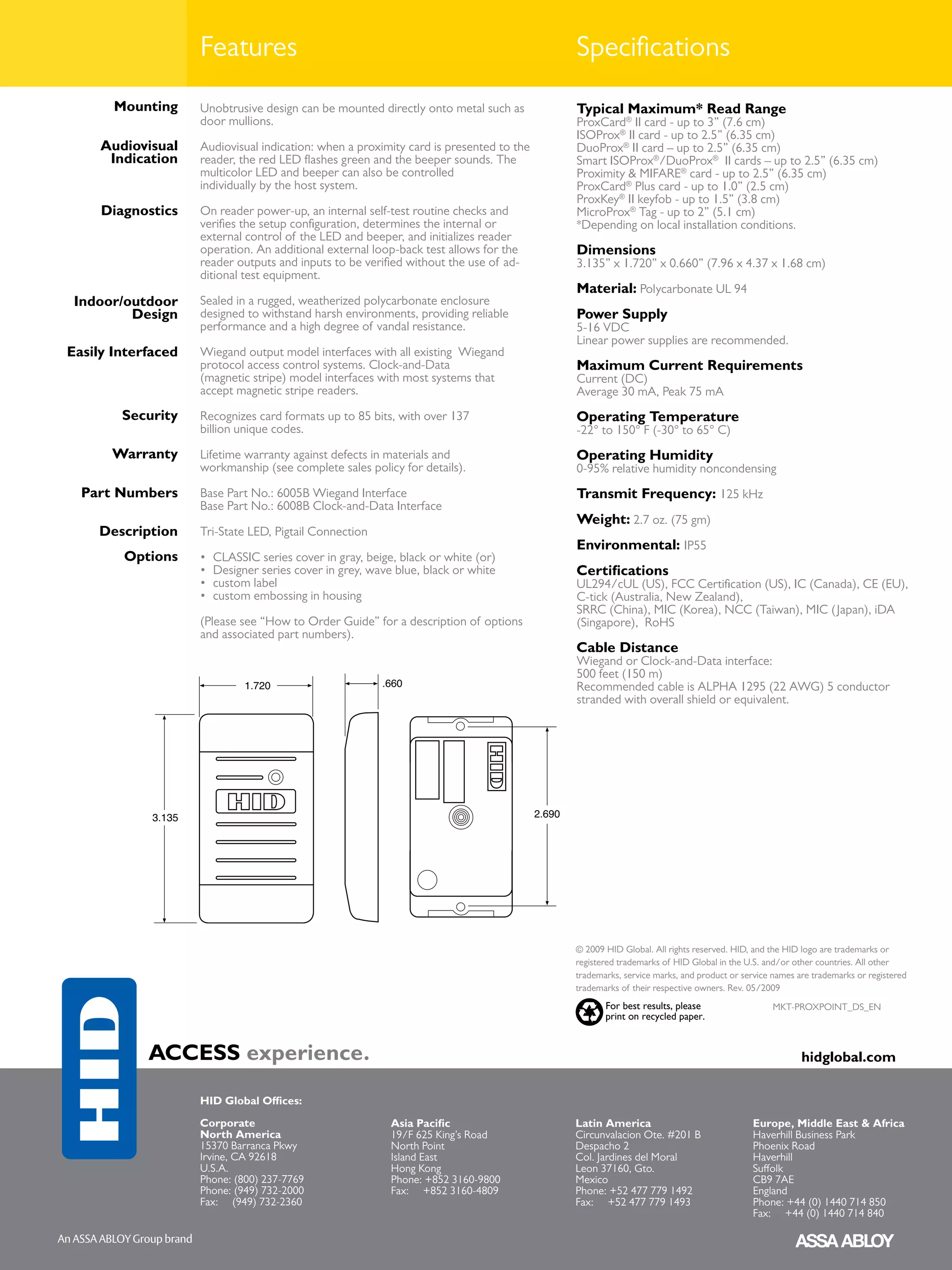 Proxpoint plus ds_en | PDF