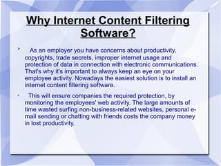 Proxy For employee monitoring | PPT