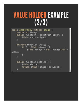 Proxy OOP Pattern in PHP | PDF