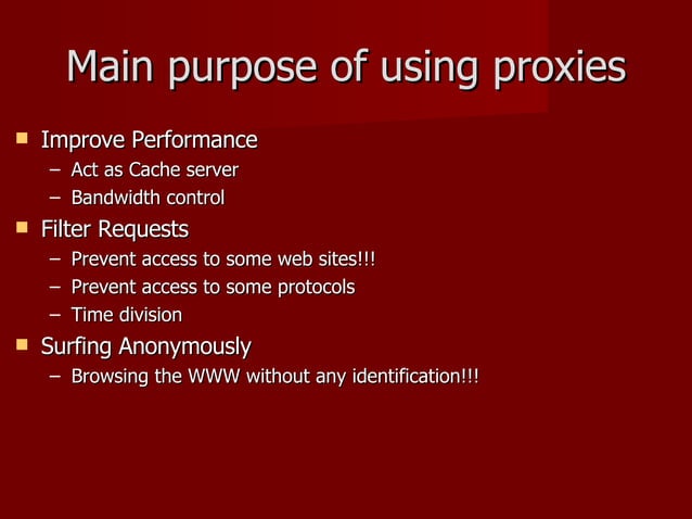 Proxy Servers & Firewalls | PPT | Computer Networking | Computing